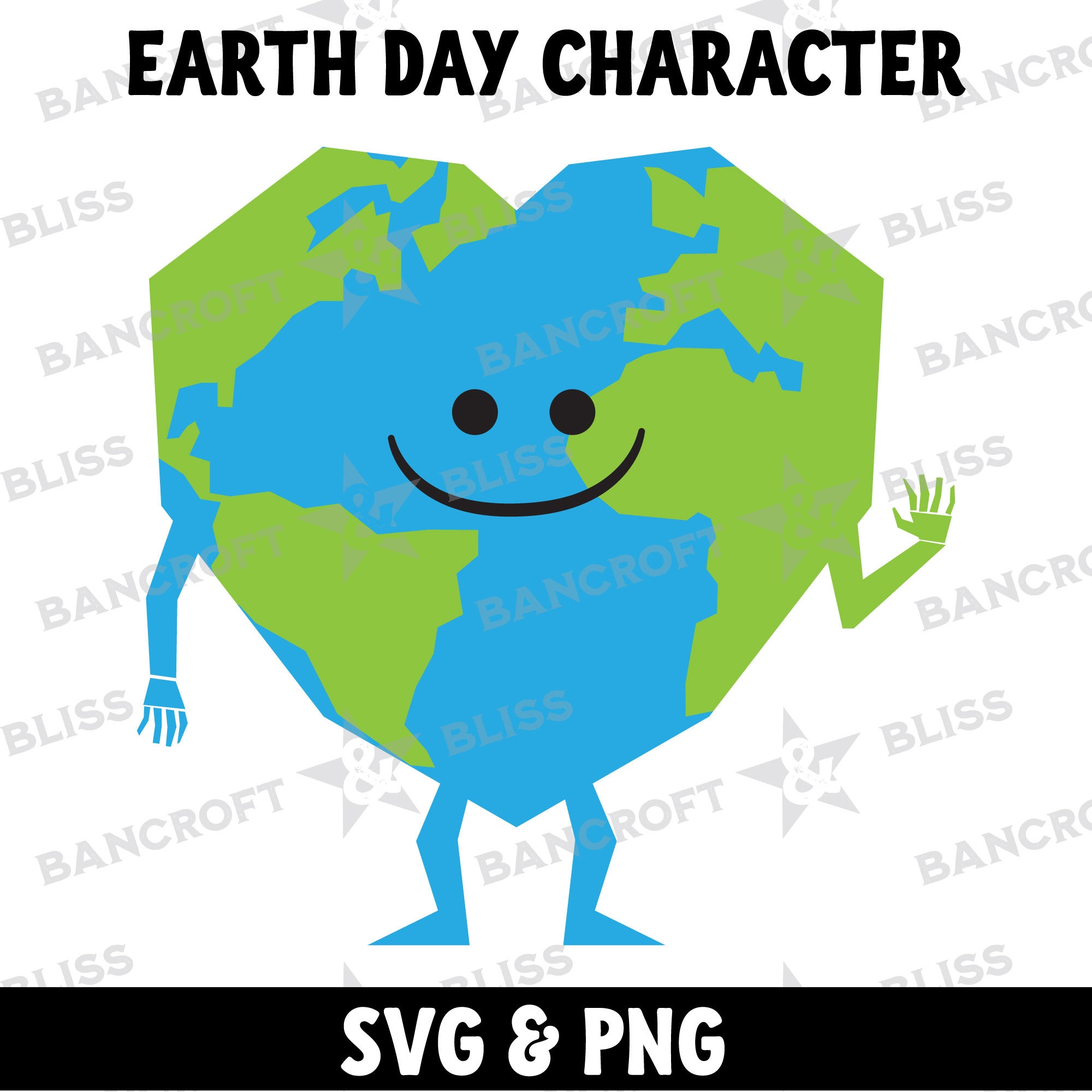 Earth Day SVG Eco-friendly Graphic Earth Clipart Sustainability SVG ...