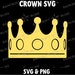 Crown SVG Boy Crown SVG Crown Svg Png Svg King Svg Crown Royal - Etsy