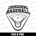 Crusaders Baseball Svg Crusaders Baseball Png Crusaders SVG Crusaders ...