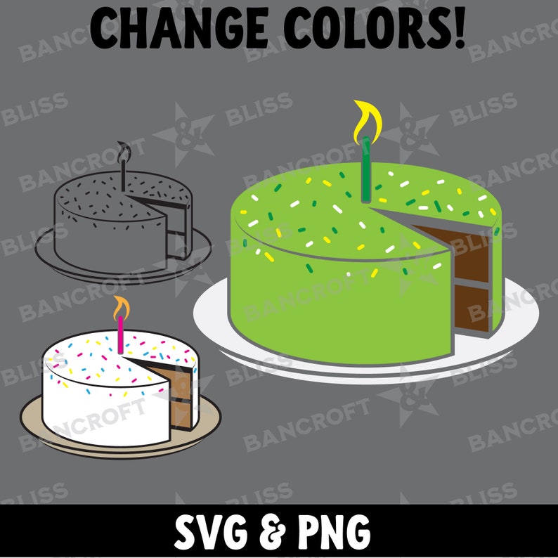 Birthday Cake SVG Cake SVG Birthday SVG Cartoon Birthday Cake Svg Cake ...