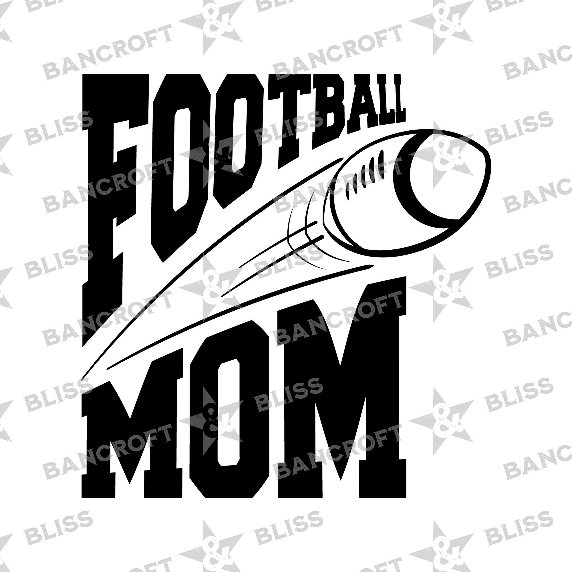 Football MOM Clip Art Instant Download SVG PNG Jpg - Etsy