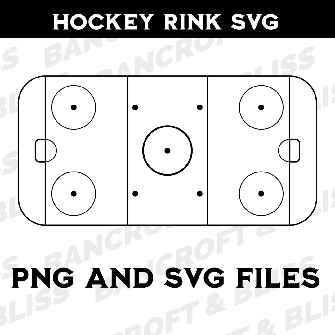 Hockey Rink SVG Hockey SVG Hockey Ice Rink Svg Hockey Rink PNG Hockey ...