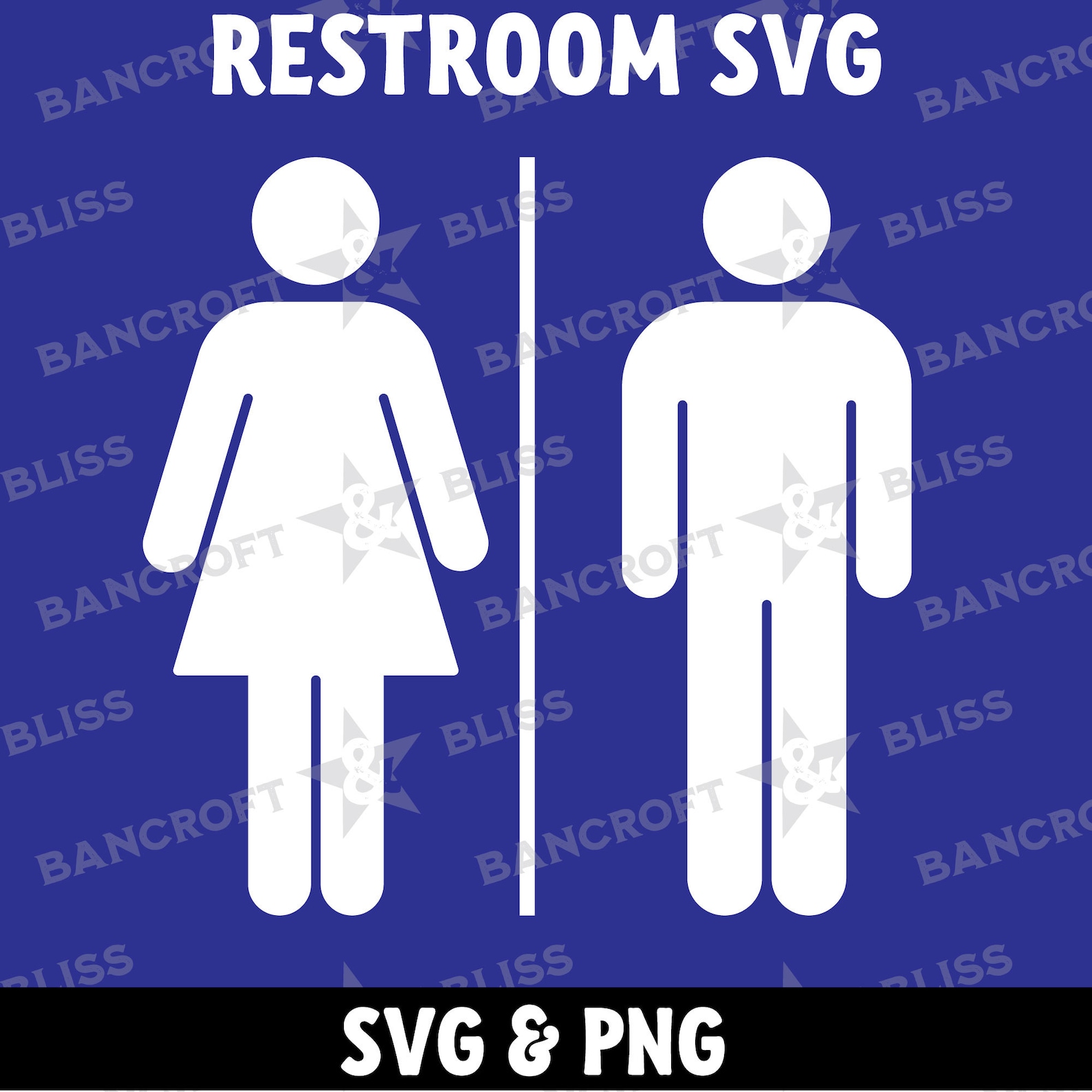 Restroom SVG Restroom Sign SVG Restroom Symbols SVG Restroom - Etsy
