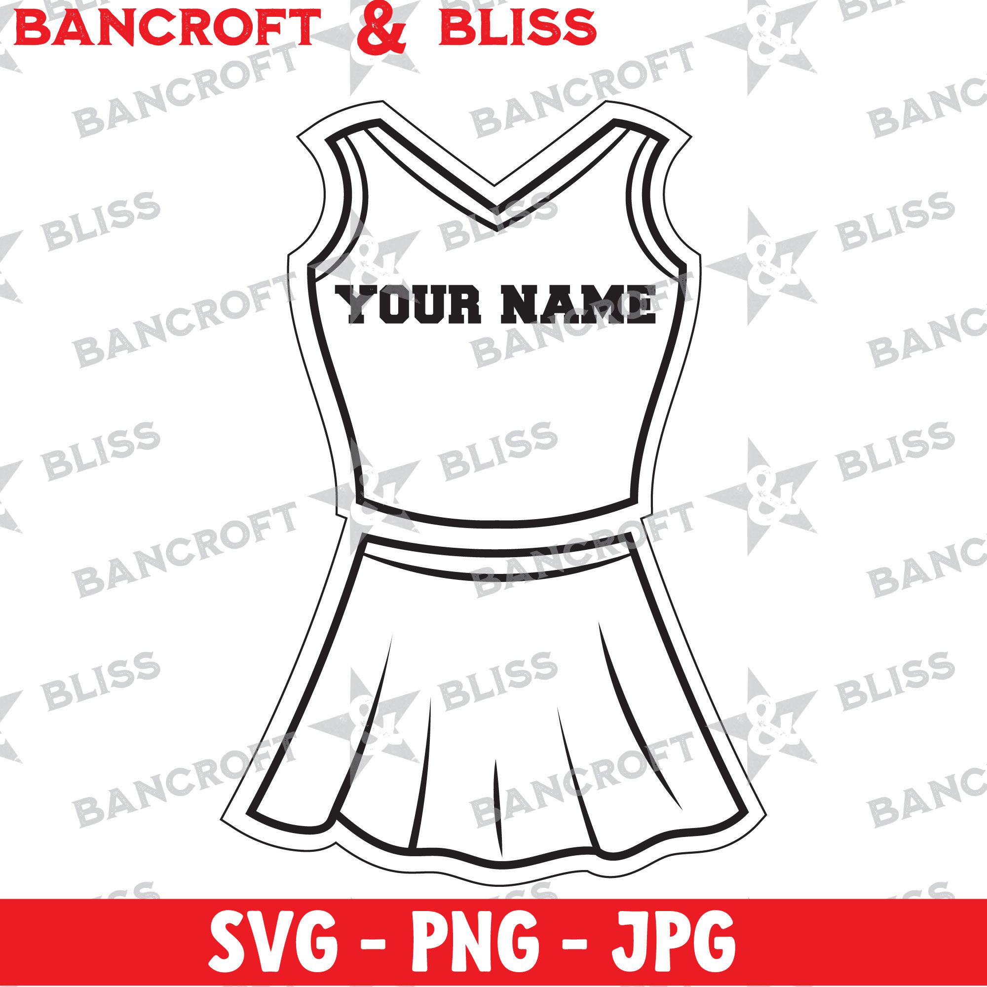 Cheerleader Uniform SVG Cheerleader SVG Cheerleader PNG - Etsy Australia