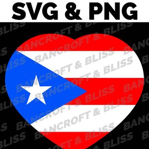 Puerto Rico Flag SVG Puerto Rican Clipart Digital Download Puerto Rico ...