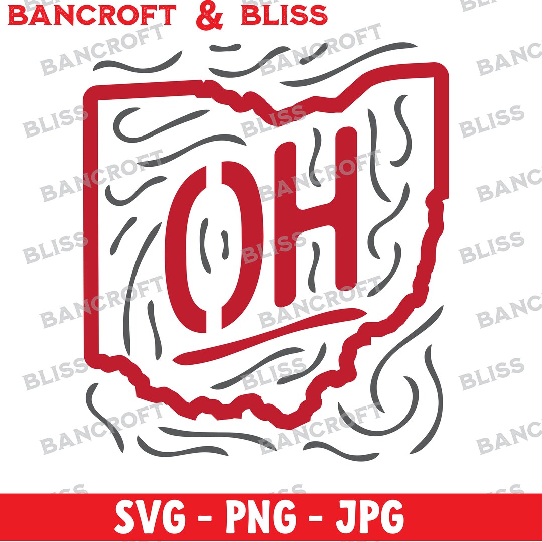 Ohio State Design Digital Download | Design Vector | SVG, PNG, Jpg ...