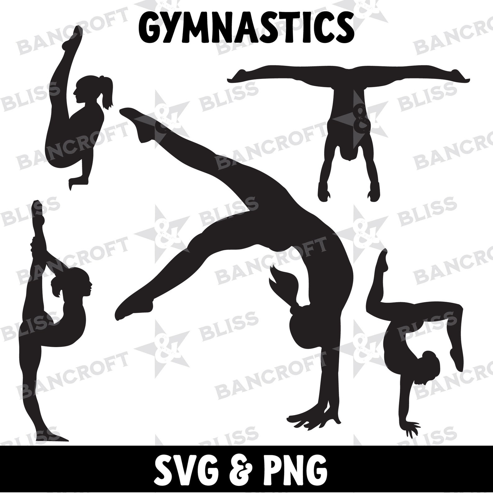 Gymnastics SVG Gymnast SVG Gymnastics Silhouette SVG Gymnastics Png ...