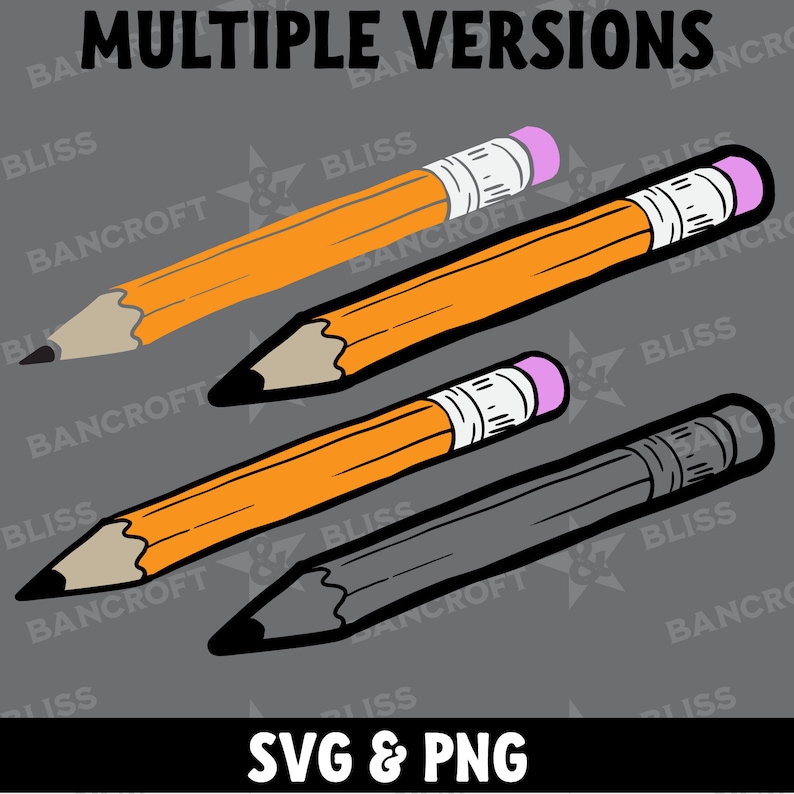Lápiz SVG Lápiz escolar SVG Escuela SVG para escuelas svg - Etsy México