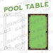 Pool Table SVG Billiards SVG Snooker SVG Billiard Balls Graphics Pool ...