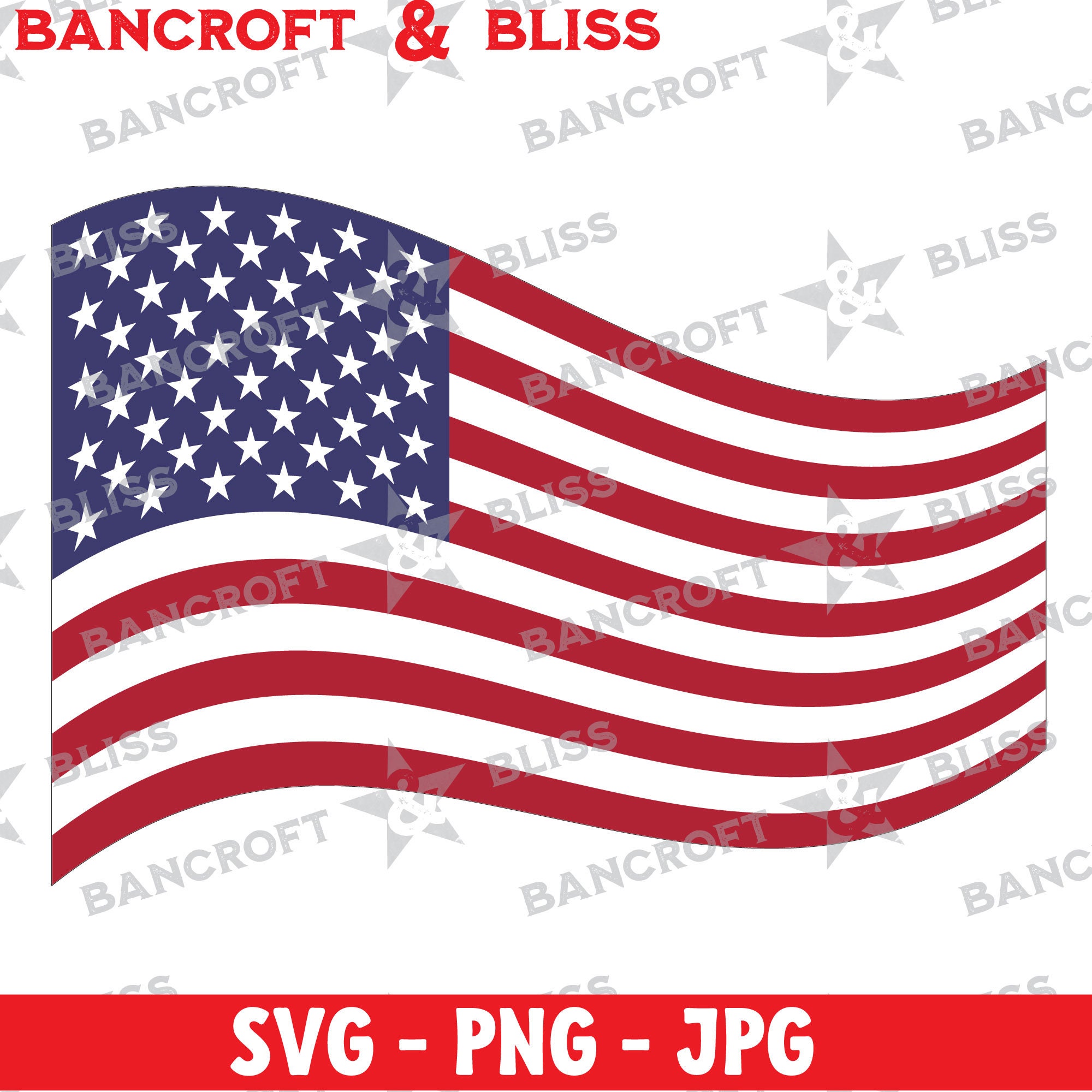 American Flag SVG United States Flag Us Flag SVG 4th of July Svg ...