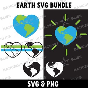 Earth Day SVG Eco-friendly Graphic Earth Clipart Sustainability SVG ...