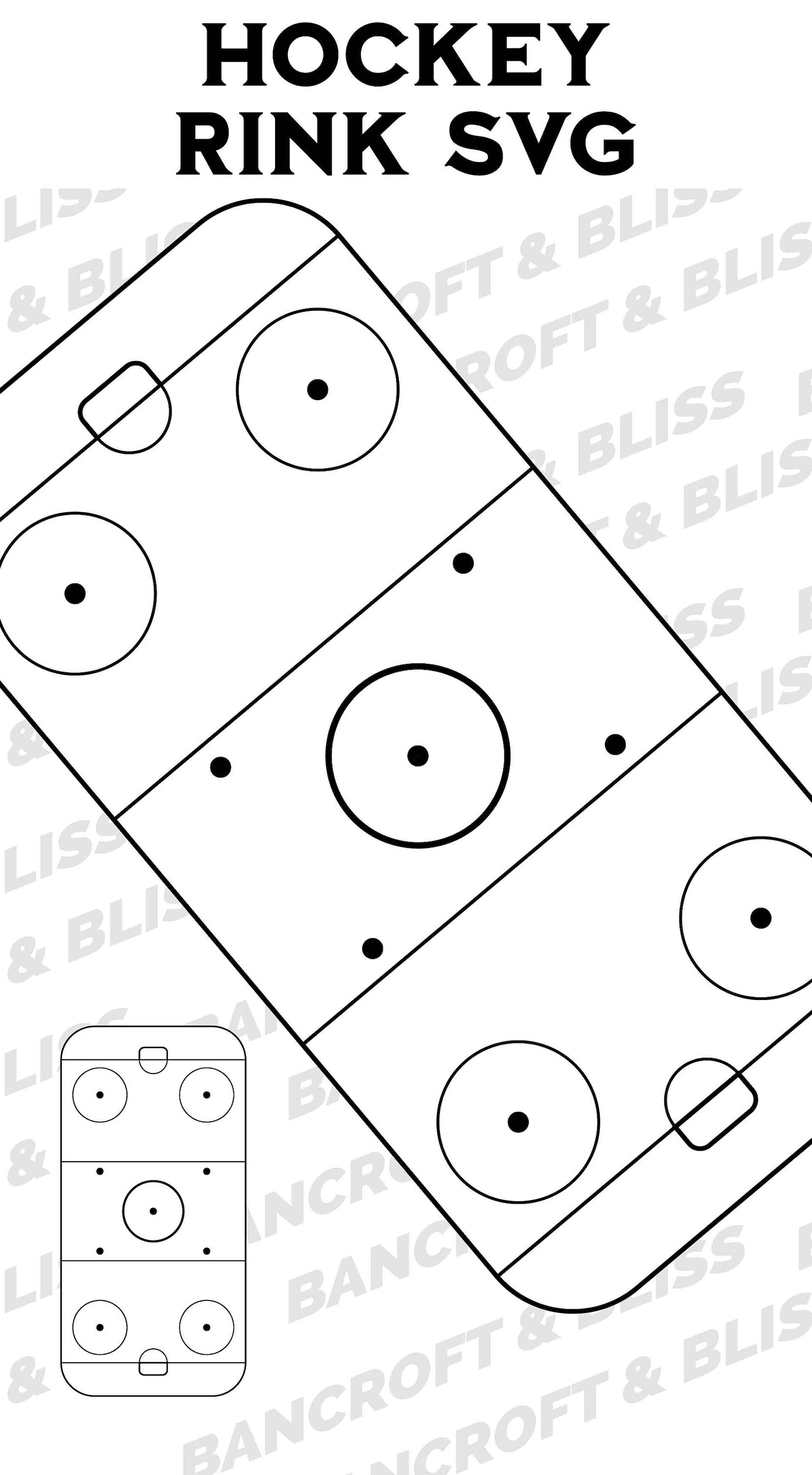 Hockey Rink SVG Hockey SVG Hockey Ice Rink Svg Hockey Rink PNG Hockey ...