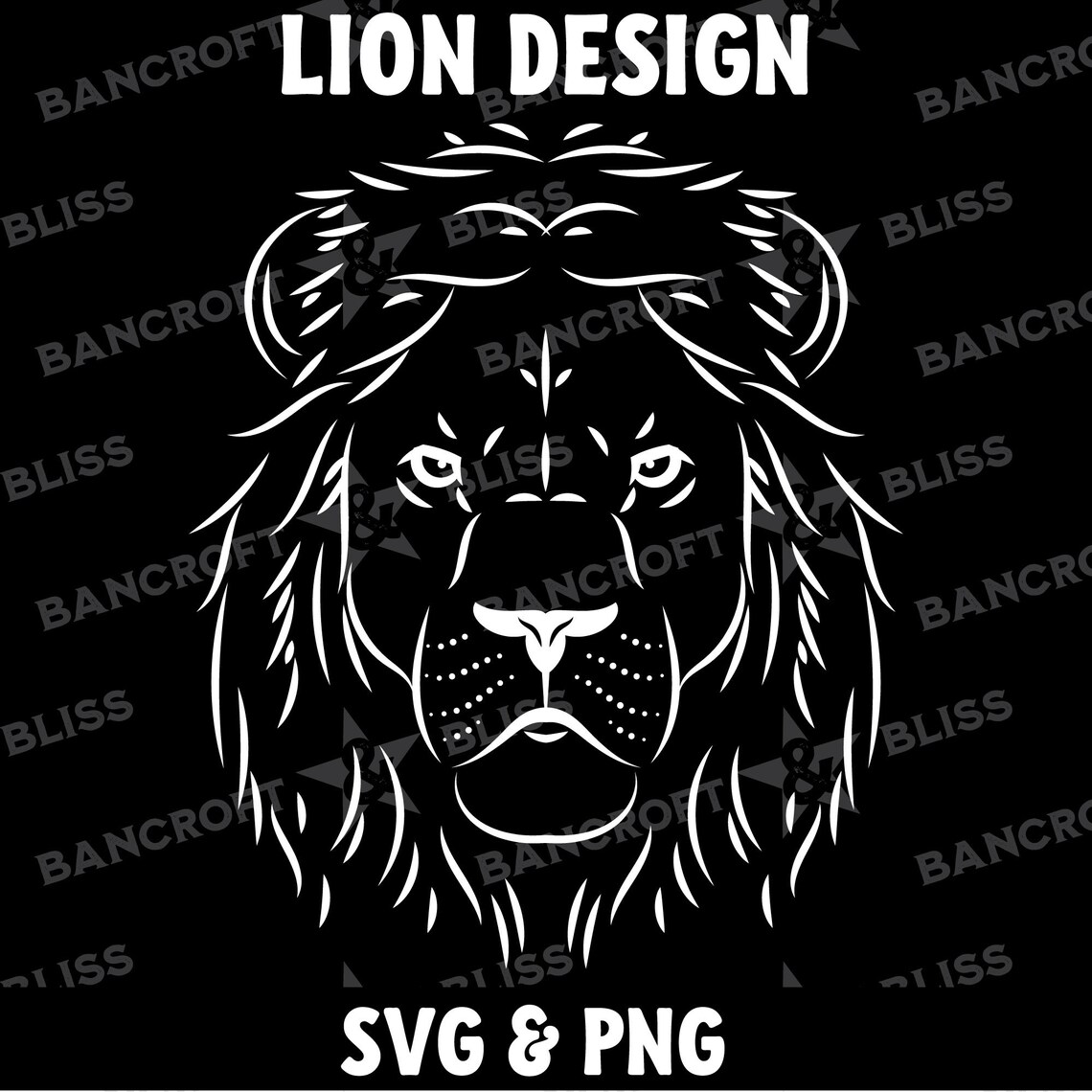 Lion Svg Lion Clipart Svg Lion Art Lion Graphic Male Lion Svg Lion Line ...