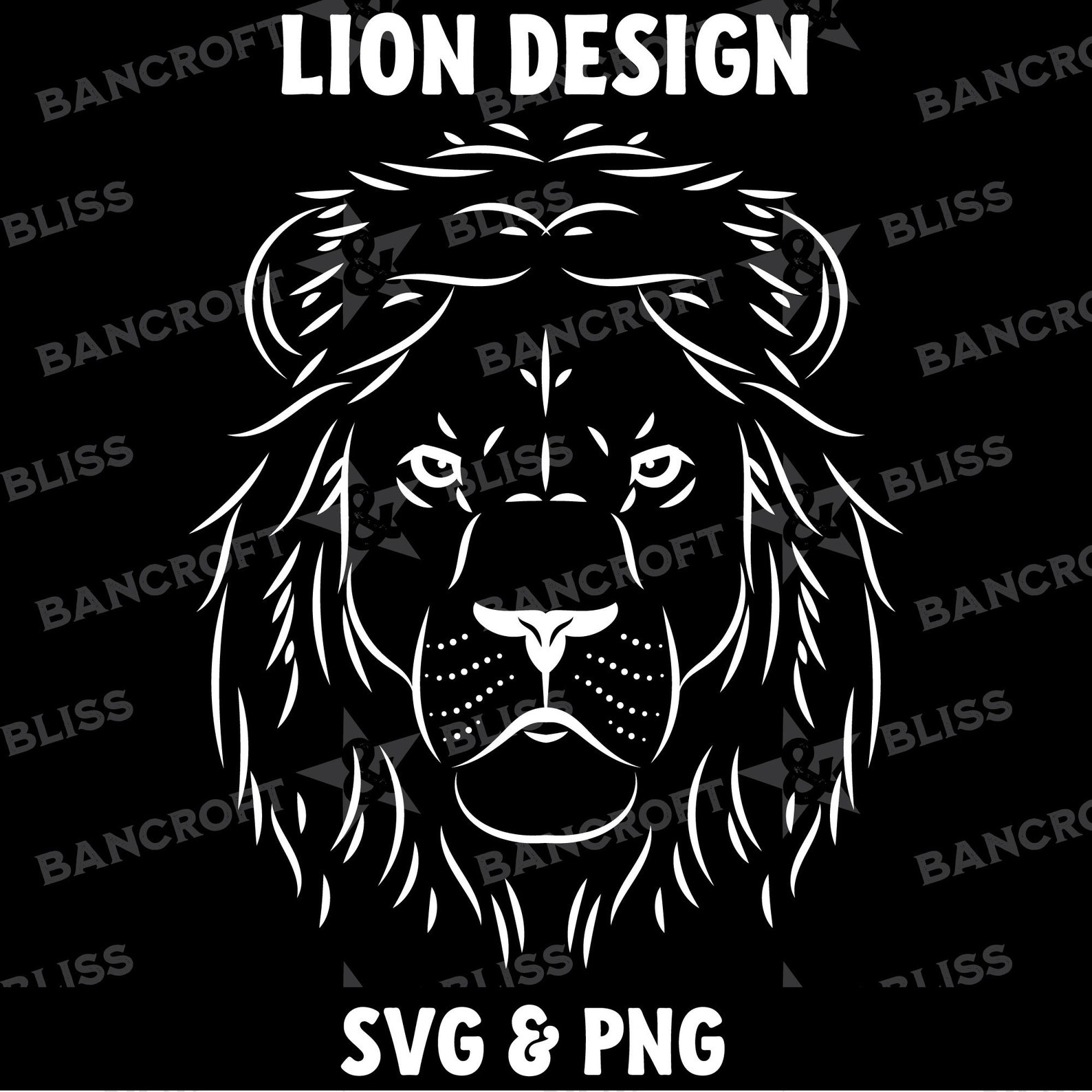 Lion Svg Lion Clipart Svg Lion Art Lion Graphic Male Lion Svg Lion Line ...