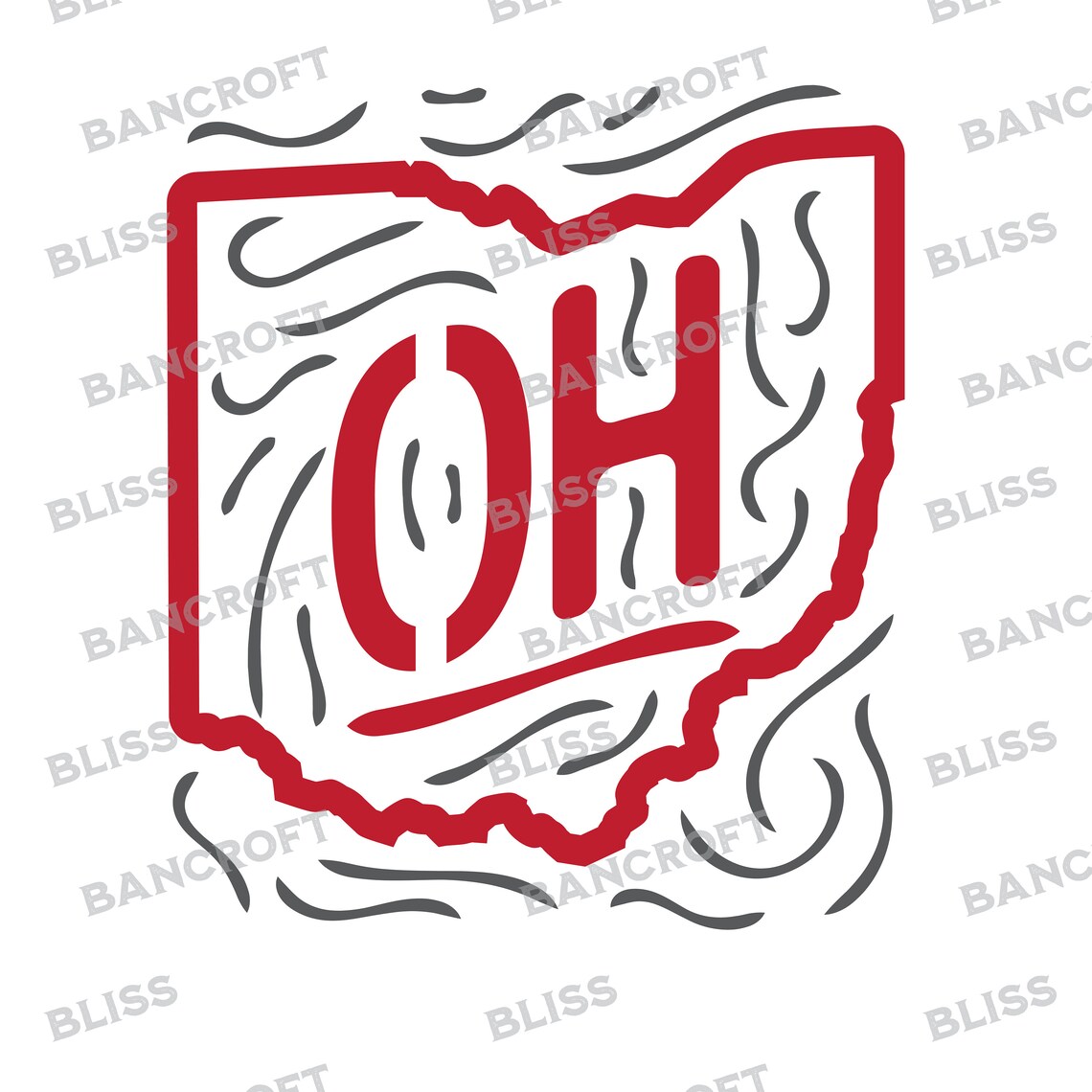Ohio State Design Digital Download Design Vector SVG PNG - Etsy