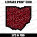 Ohio SVG Leopard Print Ohio Svg Cheetah Print Svg Leopard Print SVG ...