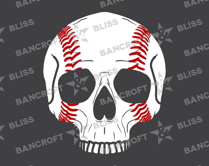 Baseball SVG Baseball Skull SVG Baseball Digital Download SVG Baseball ...