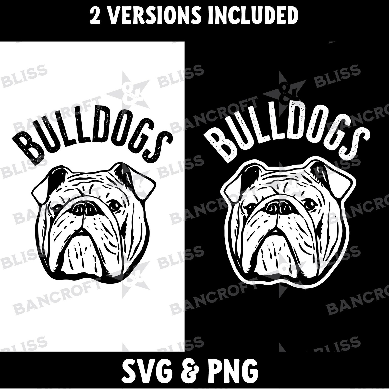 Bulldog Svg Bulldog Png Bulldog Football SVG Bulldog Mascot SVG Bulldog ...