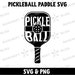 Pickleball SVG Pickleball Paddle SVG Pickleball Racket SVG Pickleball ...