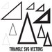 Triangle Shapes Triangle Digital Download Triangle Vector Triangle SVG ...