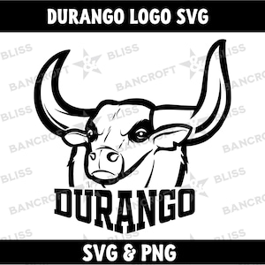 Durango SVG for Team Spirit Wear Durango Football SVG Durango Mascot ...