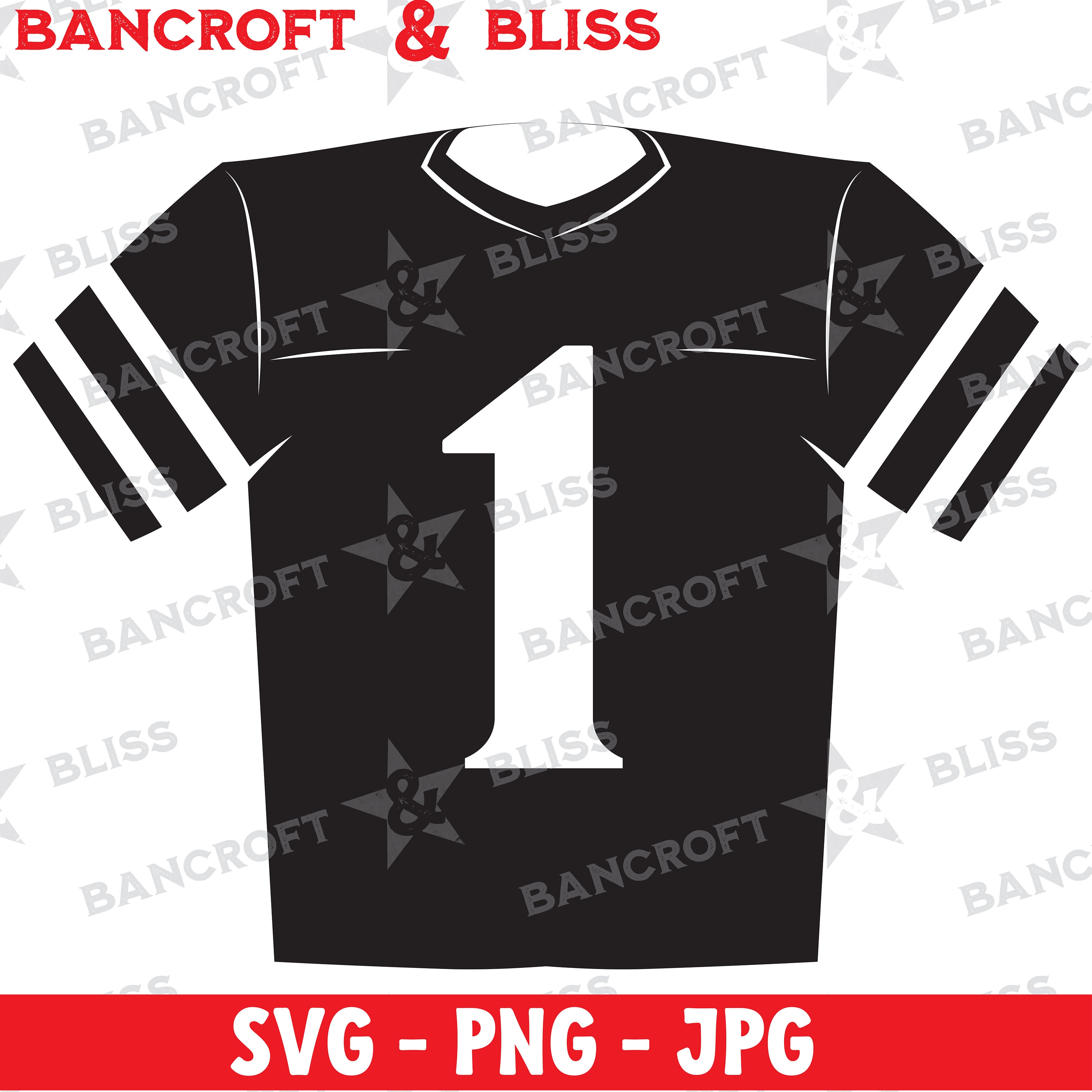 Football Jersey Clip Art Instant Download SVG, PNG, JPG Illustrated ...