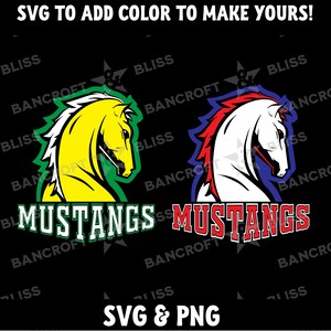 Mustangs Svg Mustangs Png Mustangs Football SVG Mustangs Mascot SVG ...