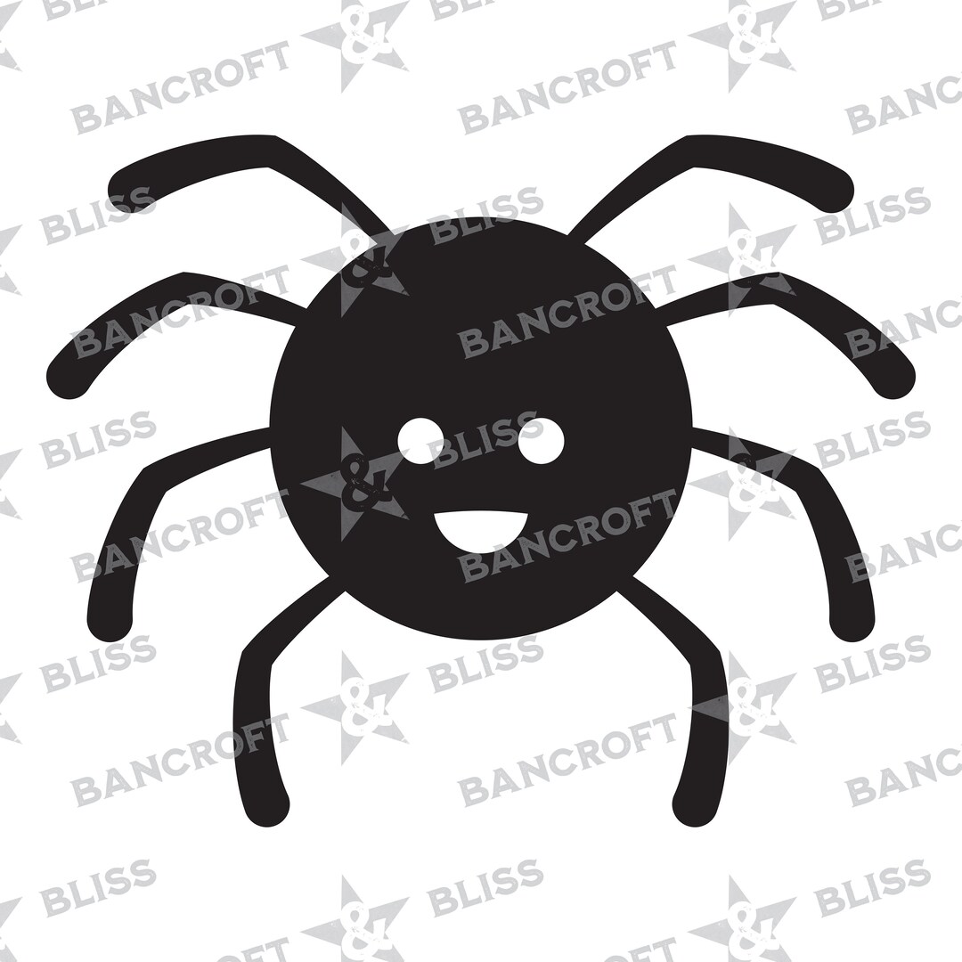 Cute HALLOWEEN Art Spider Digital Download Halloween Vector File ...