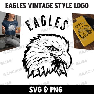Eagles Mascot SVG Eagle Mascot Svg Eagles SVG Vintage Eagles SVG Eagles ...
