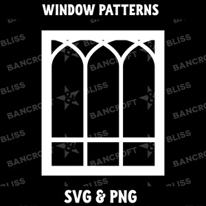 Window SVG Window PNG Antique Window Bundle Doll House Cricut Window ...