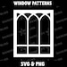 Window SVG Window PNG Antique Window Bundle Doll House Cricut Window ...
