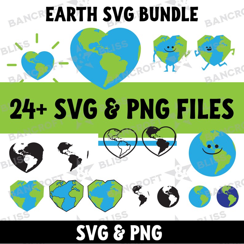 Earth Day SVG Eco-friendly Graphic Earth Clipart Sustainability SVG ...