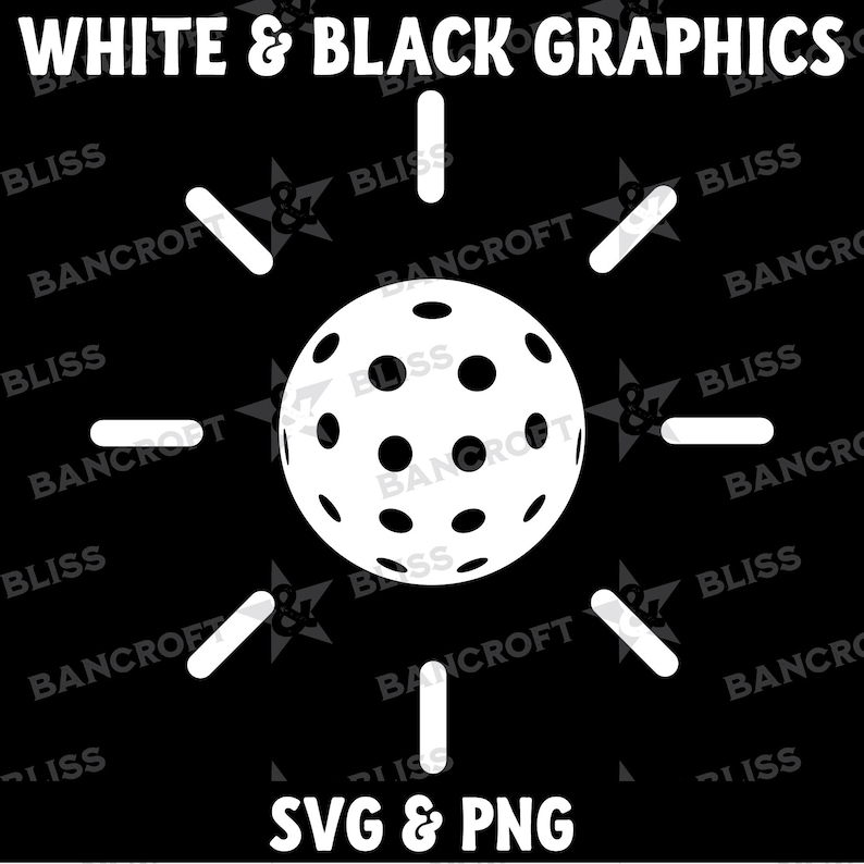 Pickleball SVG Pickleball Burst SVG Pickleball Ball SVG Pickleball Png ...
