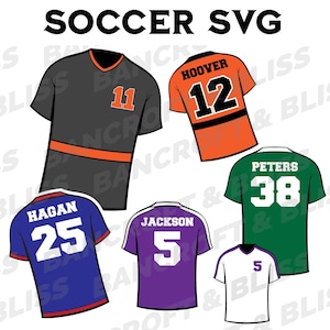 Football Jersey Svg Soccer Jersey Svg Cheerleader Uniform Svg Baseball ...
