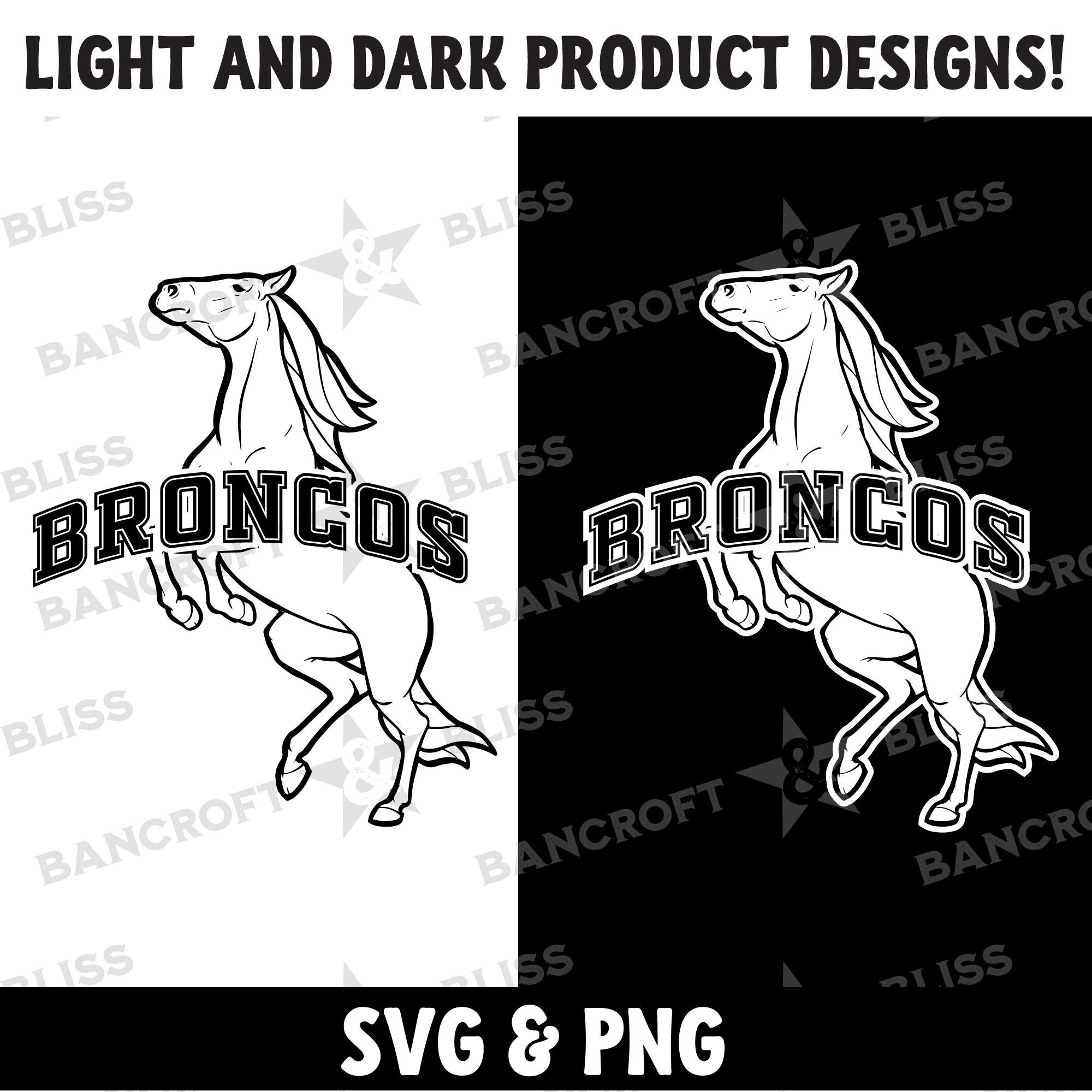 Broncos Svg Broncos Png Broncos Football SVG Broncos Mascot SVG Broncos ...