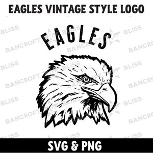 Eagles Mascot SVG Eagle Mascot Svg Eagles SVG Vintage Eagles SVG Eagles ...