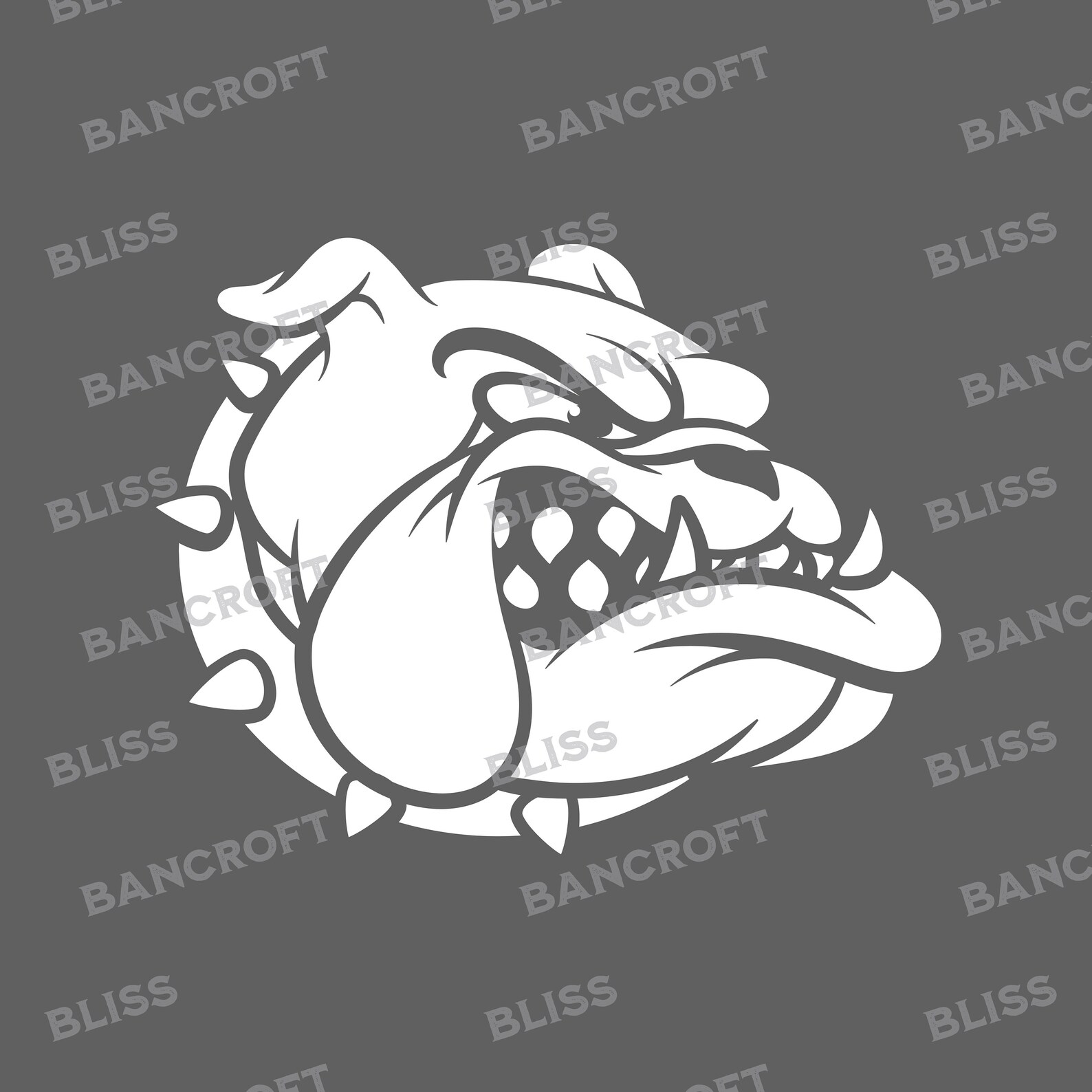 Bulldog Mascot Vector Full Set Digital Instant Download - SVG, PNG, JPG ...
