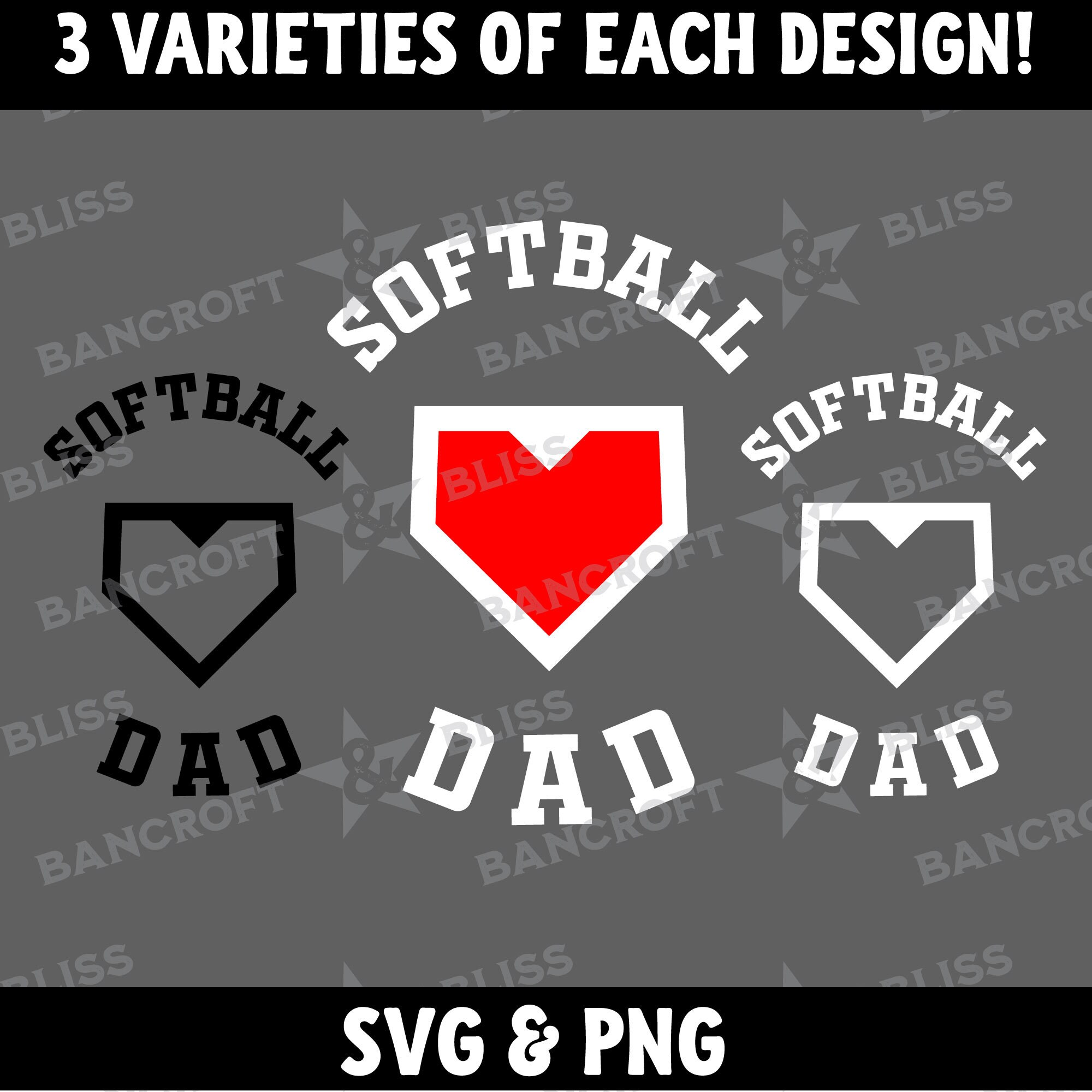 Softball Mom SVG Softball Dad SVG Softball Parent Softball Grandma SVG ...