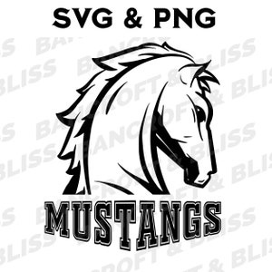 Mustangs Svg Mustangs Png Mustangs Football SVG Mustangs Mascot SVG ...