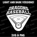 Dragons Baseball Svg Dragons Svg Dragons Png Baseball Dragons SVG ...