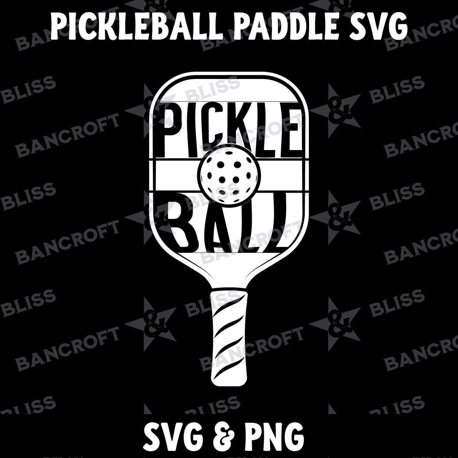 Pickleball SVG Pickleball Paddle SVG Pickleball Racket SVG Pickleball ...