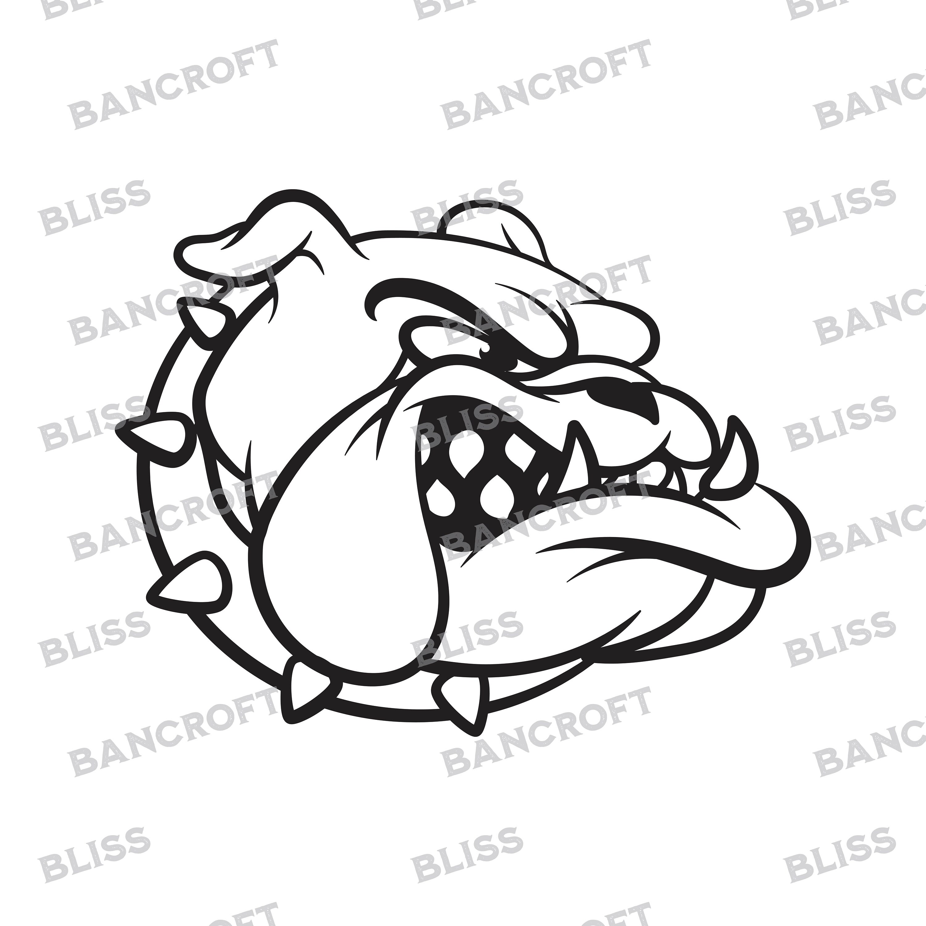 Bulldog Mascot Vector Full Set Digital Instant Download SVG | Etsy