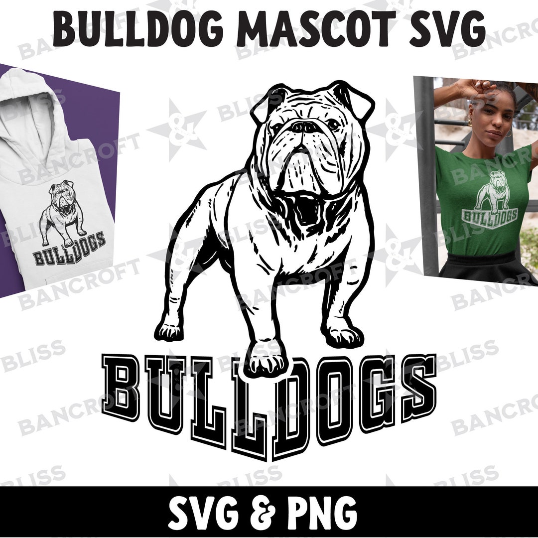 Bulldog Svg Bulldog Png Bulldog Football SVG Bulldog Mascot SVG Bulldog ...
