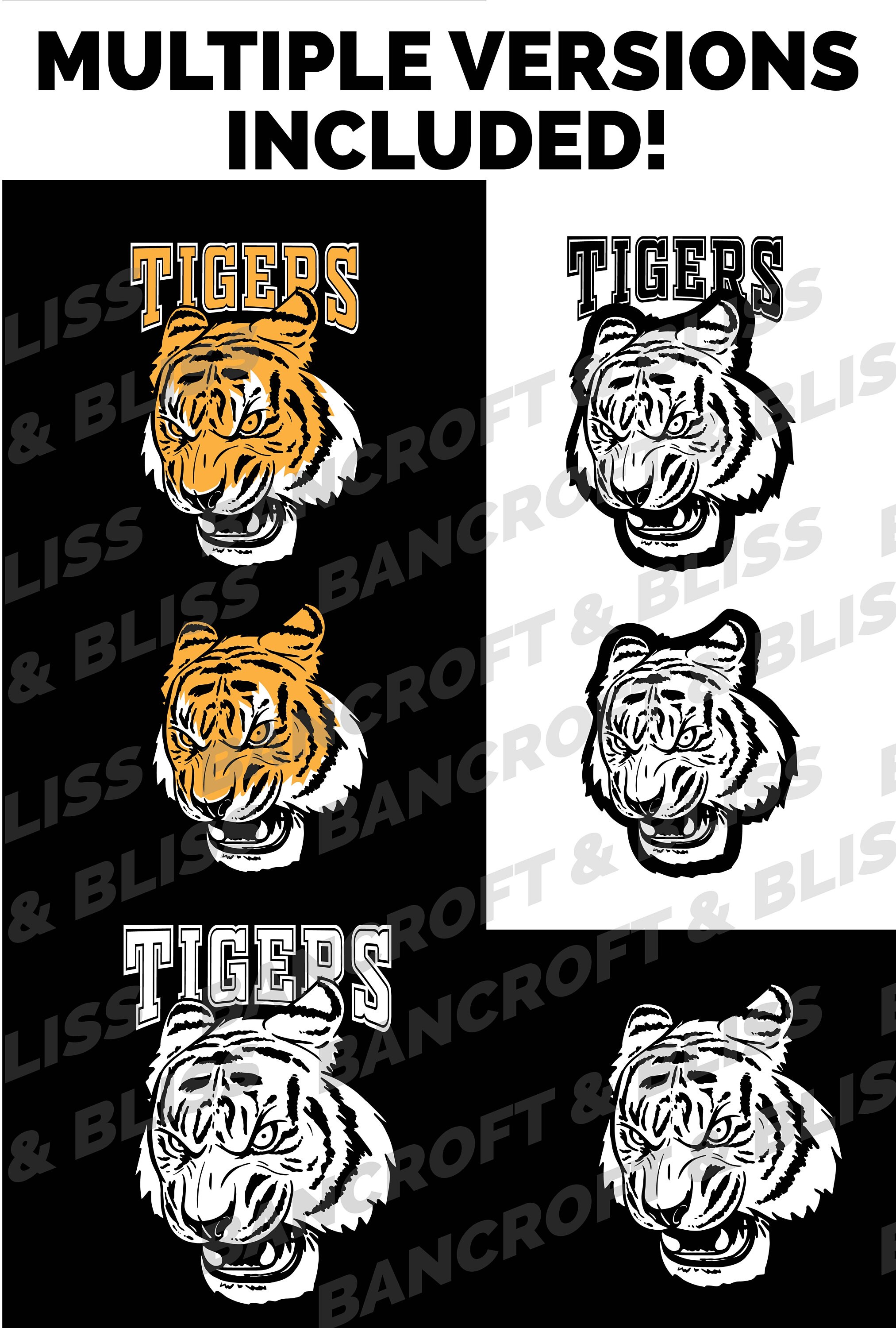 Tiger Svg Tiger Png Tiger Baseball SVG Tiger Football SVG Tiger Mascot ...