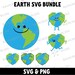 Earth Day SVG Eco-friendly Graphic Earth Clipart Sustainability SVG ...