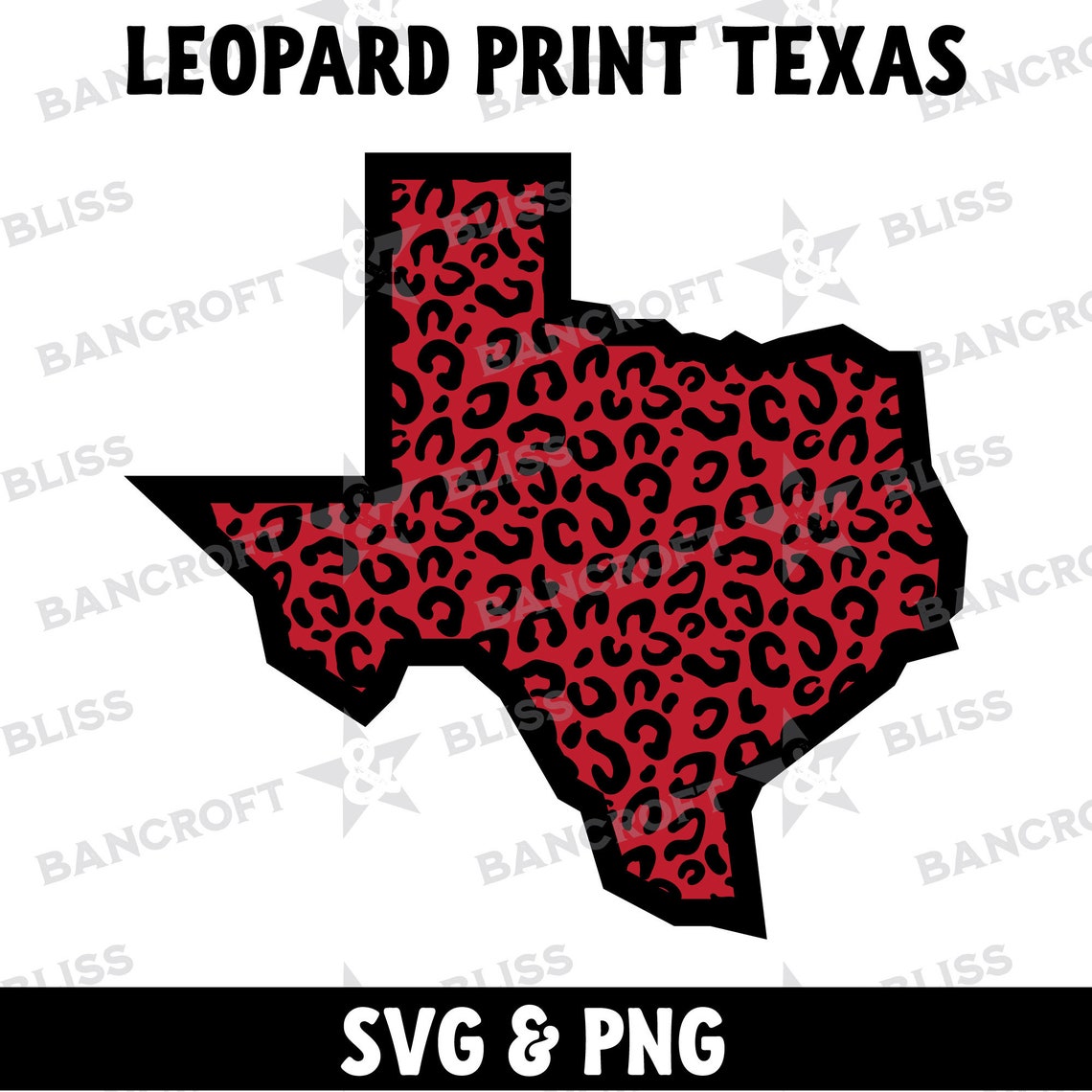 Texas SVG Leopard Print Texas Svg Cheetah Leopard Print Texas Svg ...