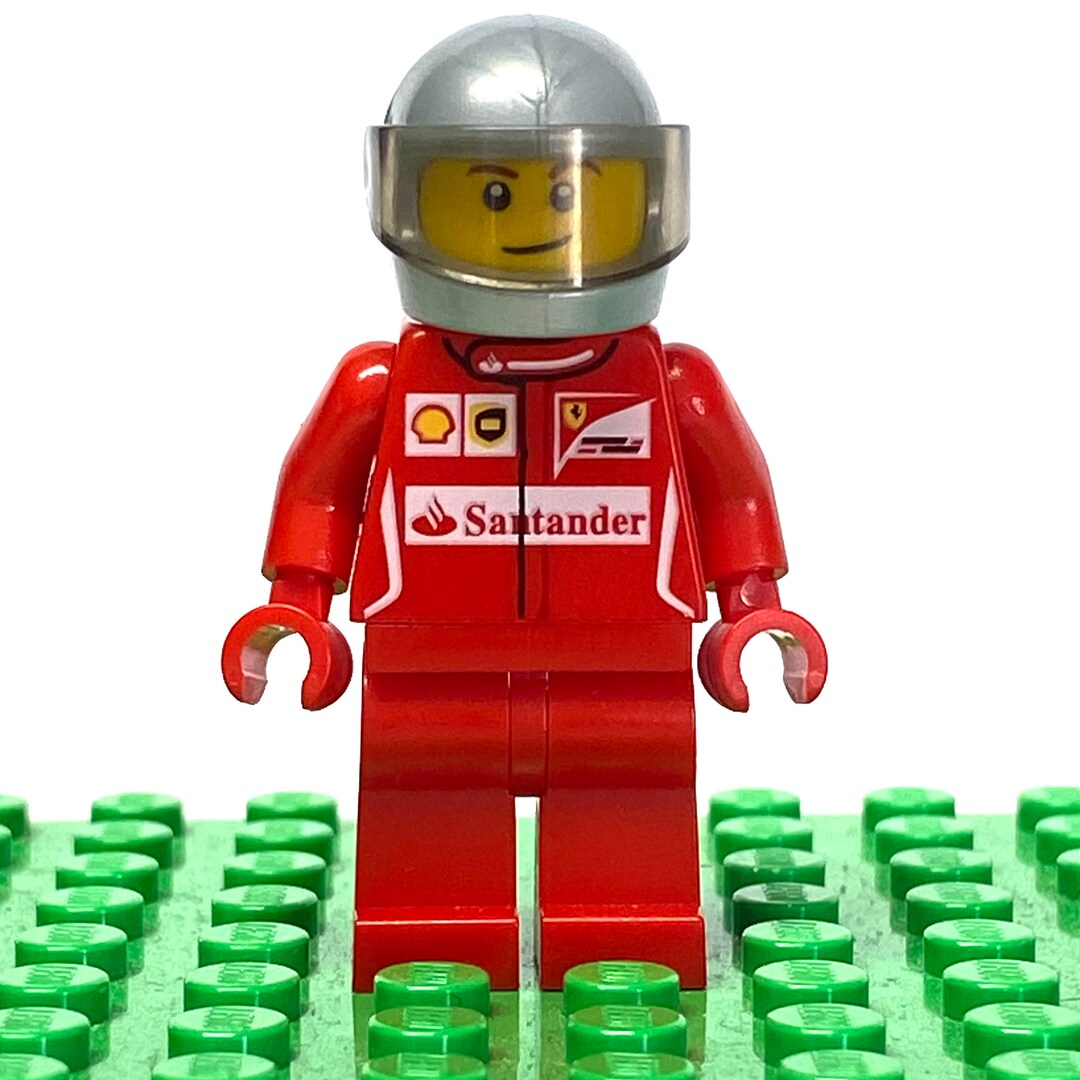 LEGO® Minifig Scuderia Ferrari F14 Driver sc012 Speed - Etsy