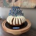 Happy Birthday Custom Personalized Cake Topper Blue Glitter Flake ...