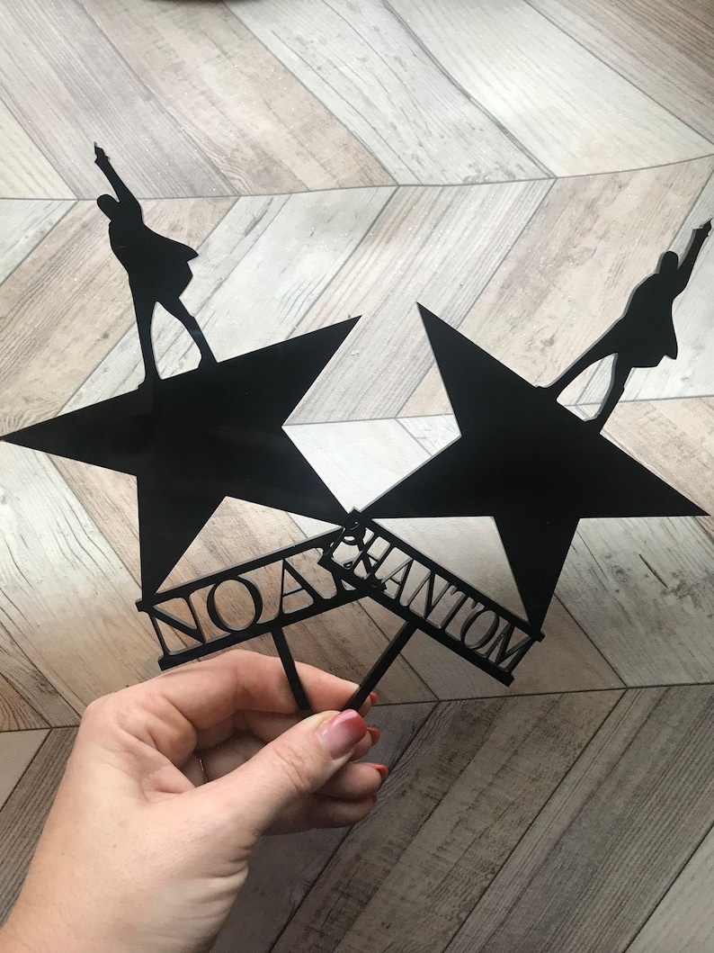Inspired Hamilton Custom Personalized Birthday Cake Topper - Etsy