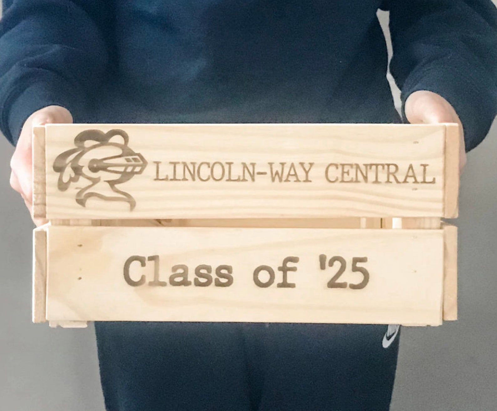 Custom Logo High School or College Graduation Crate - Etsy